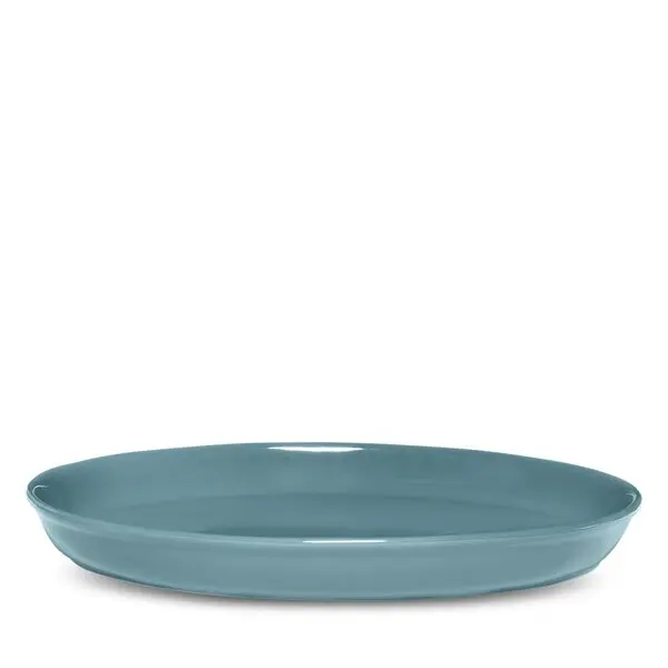 HUDSON PARK COLLECTION Lisboa Oval Platter Exclusive - Denim