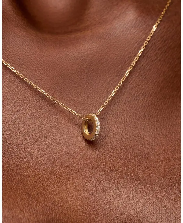 ANA LUISA Solid Gold Diamond Aurora Necklace