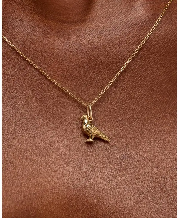ANA LUISA Solid Pigeon Charm Necklace