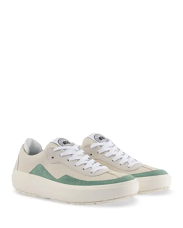 Canada Goose Ossington Leather Sneakers - White/washed Green