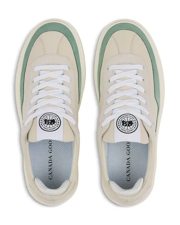 Canada Goose Ossington Leather Sneakers - White/washed Green