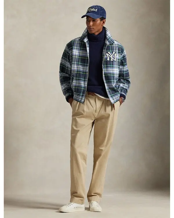 Polo Ralph Lauren Plaid Yankees Oxford Jacket