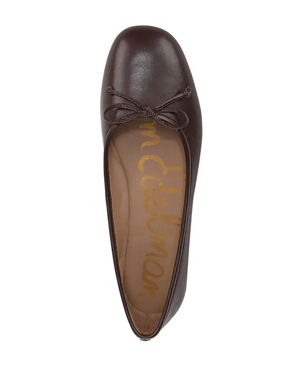 Sam Edelman Alie Ballet Flats - Brown Leather