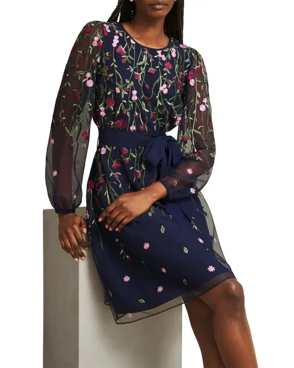 HOBBS LONDON Emmy Floral-print Dress