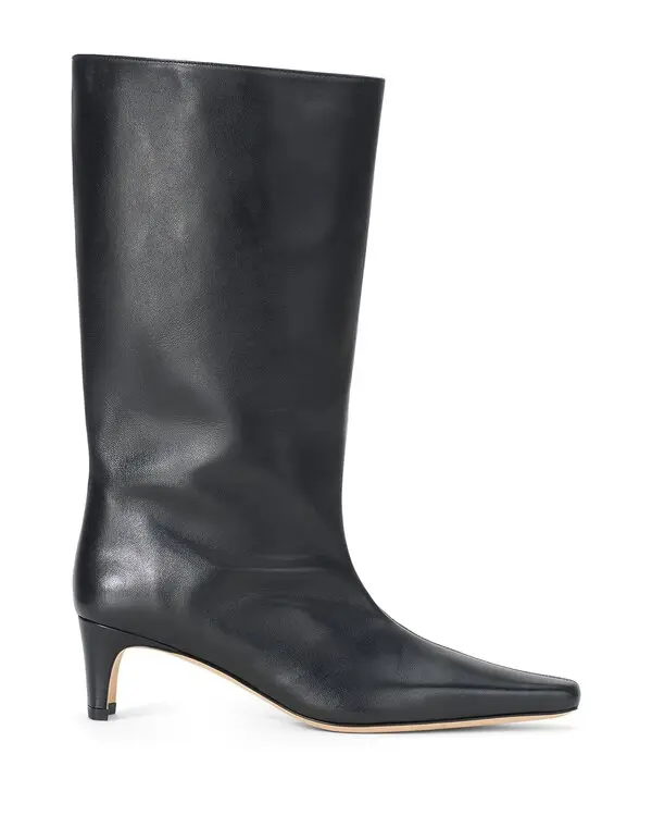 Staud Wally Leather Mid-calf Boots
