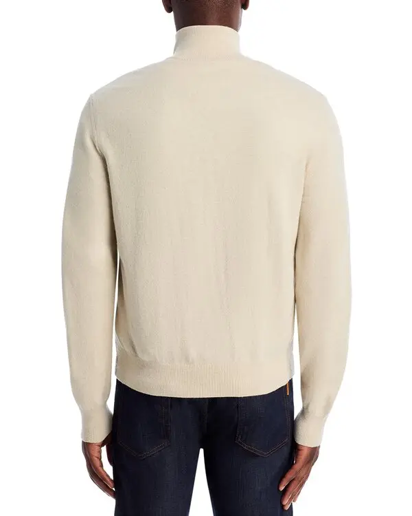 Moncler Padded Wool And Cashmere Zip-up Cardigan - Stone