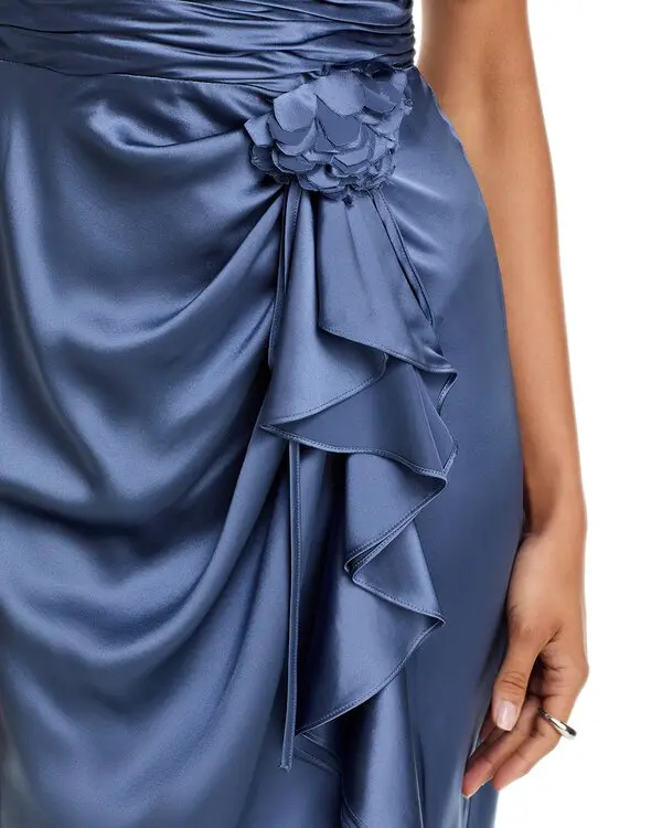 Cinq À Sept Mireya Silk Ruffled Dress