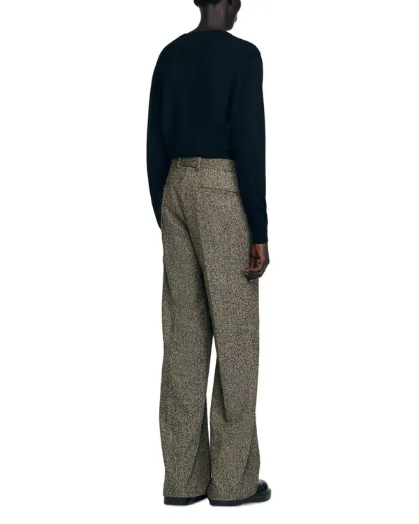 Sandro Wide Leg Trousers