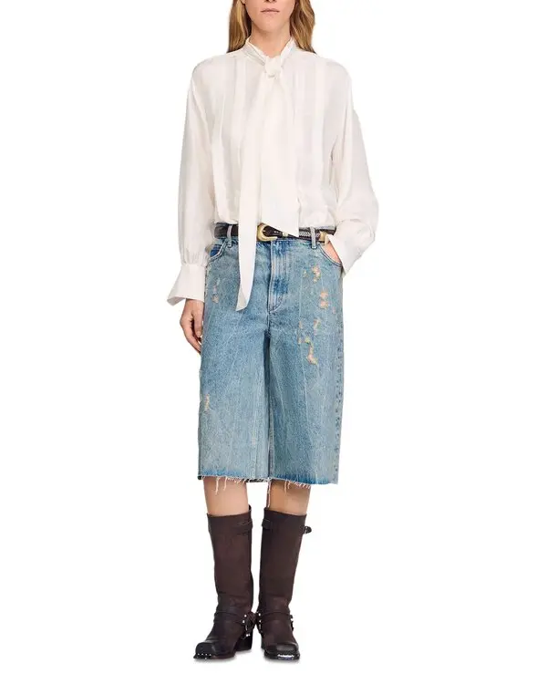 Sandro Silk Shirt
