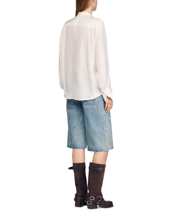 Sandro Silk Shirt