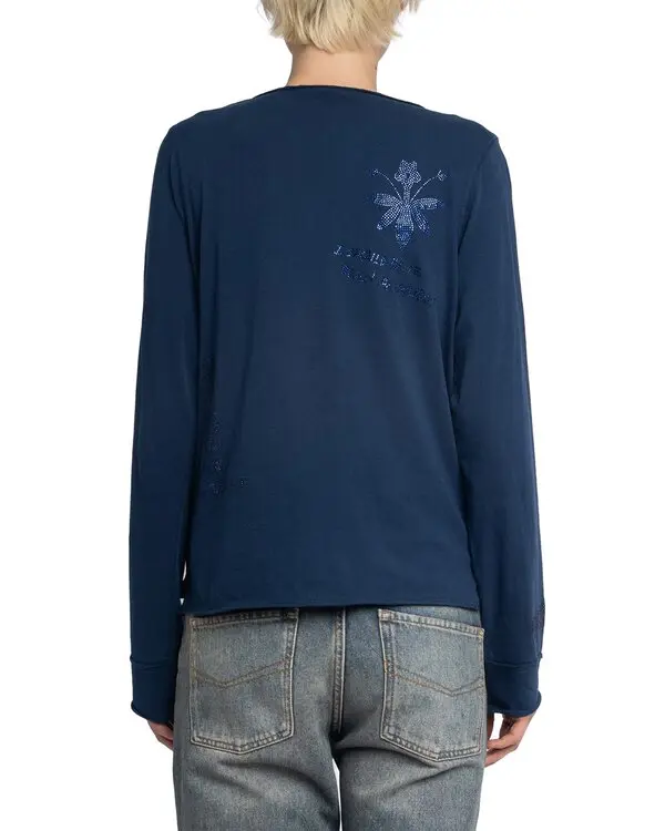 Zadig&Voltaire Tuni Tee - Blueberry