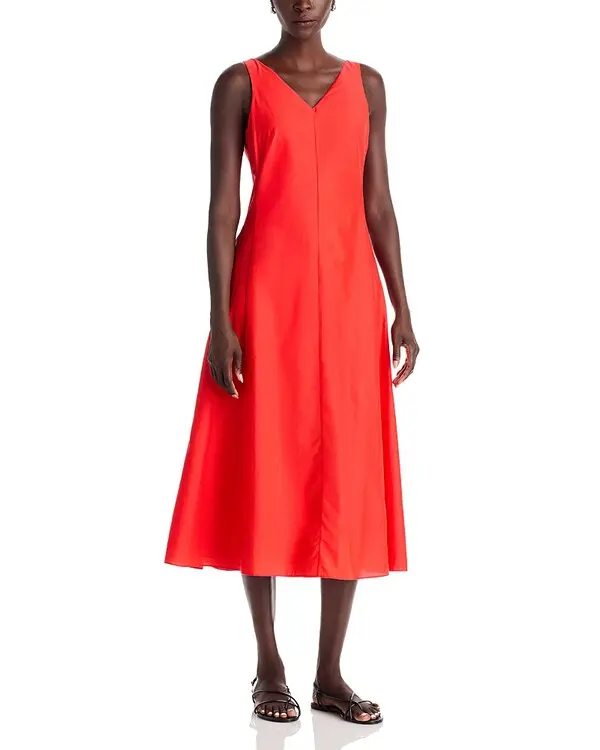 Theory Tie Back Midi Dress