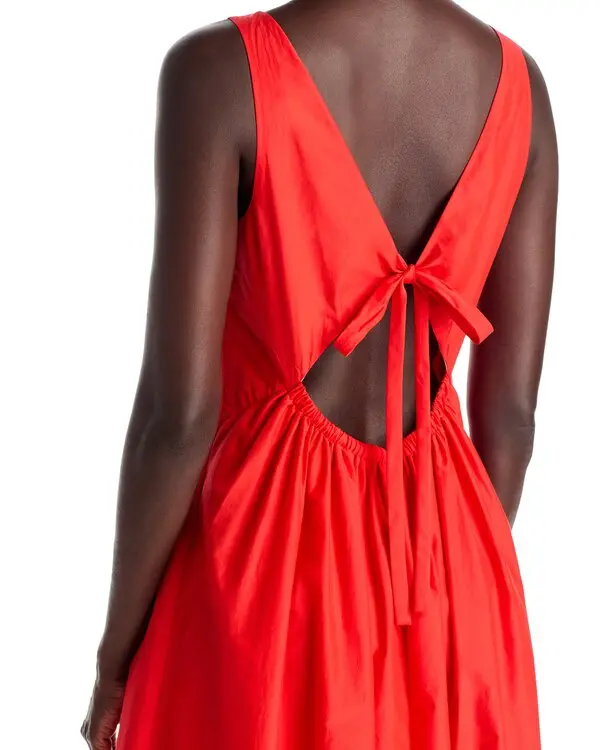Theory Tie Back Midi Dress