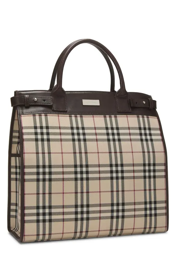Burberry House Check Convertible Tote