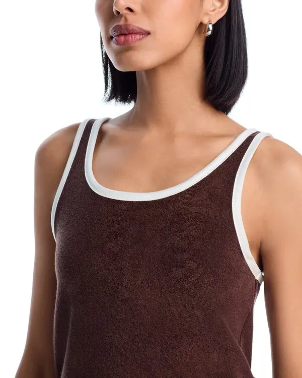 RE/DONE Scoop Neck Terry Tank Top