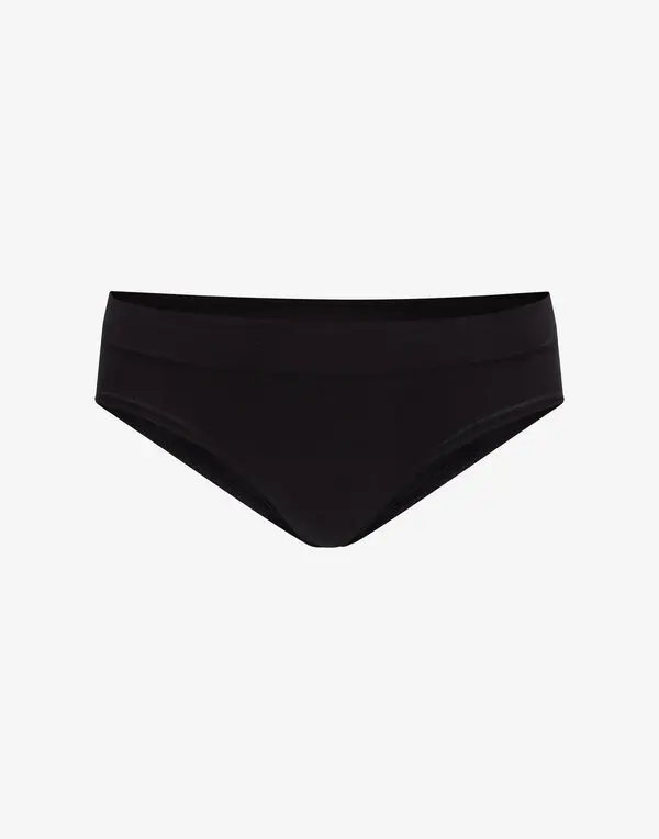THIRDLOVE Seamless Stretch Cotton Hipster Panty - Black