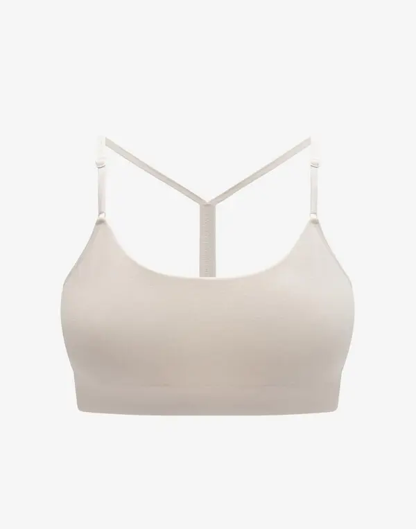 THIRDLOVE Seamless Cloud Cotton Wireless Bralette - Sea Salt