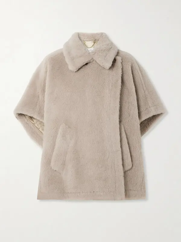 Max Mara Tebe Alpaca-blend Cape