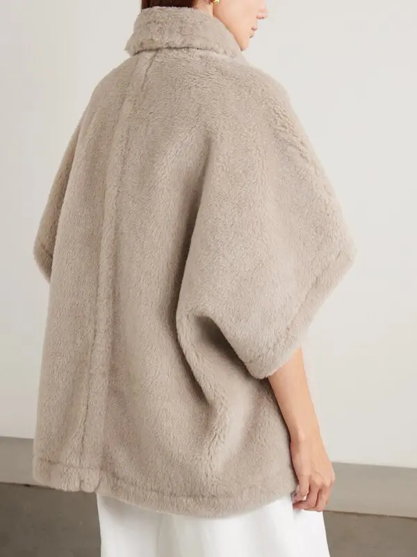 Max Mara Tebe Alpaca-blend Cape