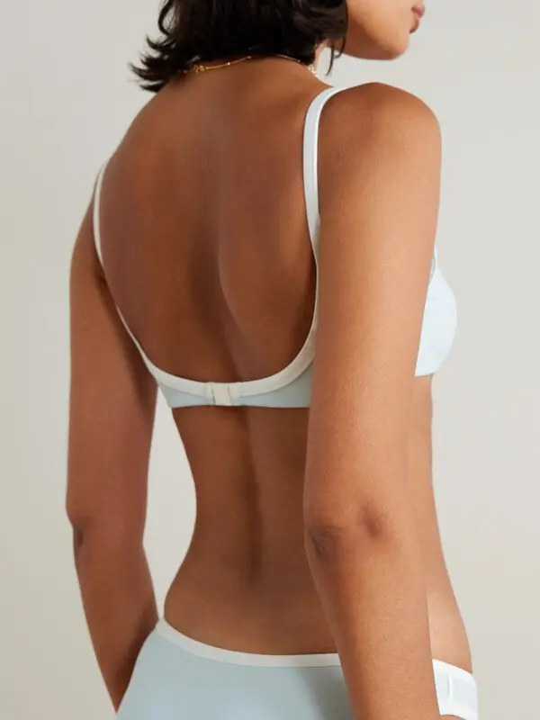 Marysia Calcutta Two-tone Bikini Top - Blue