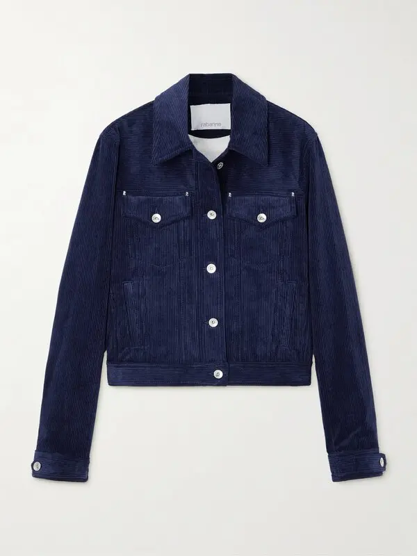 Rabanne Cotton-corduroy Trucker Jacket