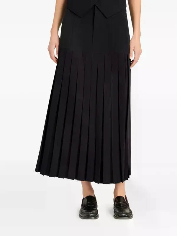 Cinq À Sept Pleated Panel Skirt
