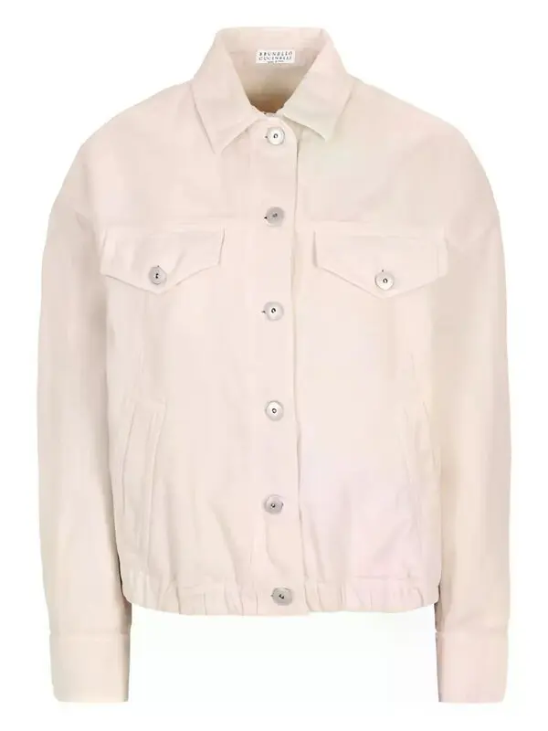 Brunello Cucinelli Button-fastening Drawstring Jacket