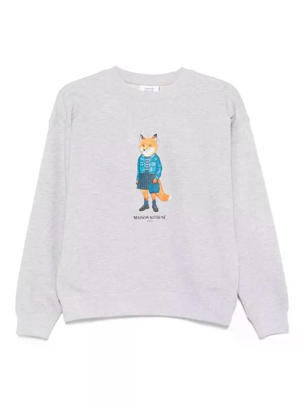Maison Kitsuné Dressed Fox Print Sweatshirt