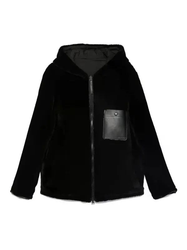 YVES SALOMON Hooded Reversible Jacket