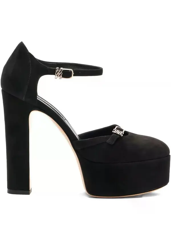 Casadei 130mm Patty Platform Pumps