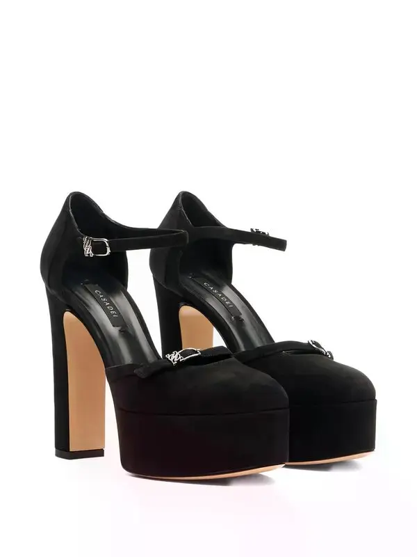 Casadei 130mm Patty Platform Pumps