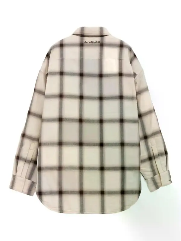 Acne Studios Checked Overshirt - Neutrals