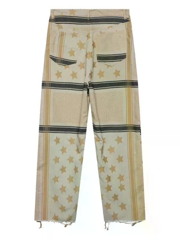 424 Star-patterned Trousers