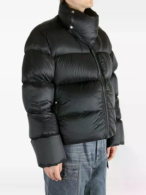Rick Owens Quilted High-neck Jacket - Black