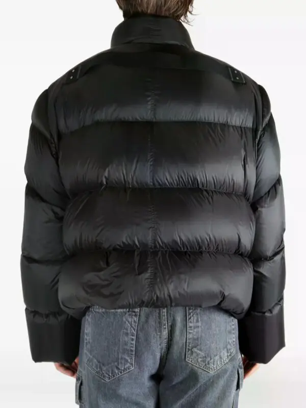 Rick Owens Quilted High-neck Jacket - Black