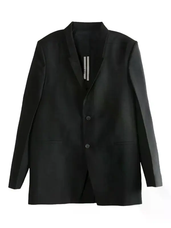 Rick Owens Three-button Back-strap Jacket