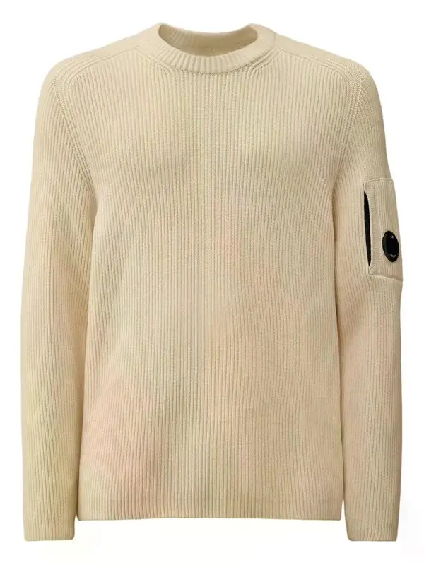 C.P. COMPANY Ribbed Crew Neck Sweater