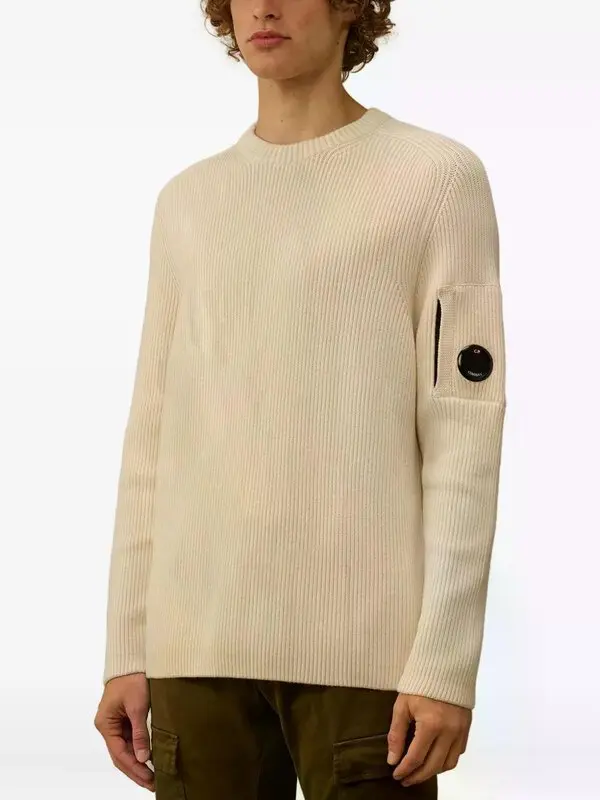 C.P. COMPANY Ribbed Crew Neck Sweater
