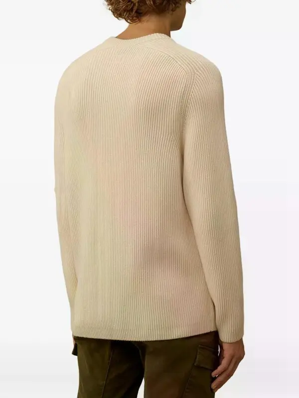 C.P. COMPANY Ribbed Crew Neck Sweater