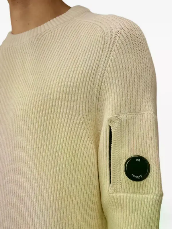 C.P. COMPANY Ribbed Crew Neck Sweater