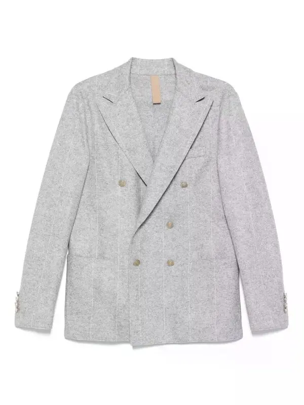 Eleventy Pinstripe Double-breasted Jacket