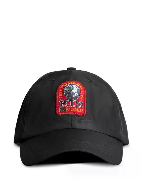 PARAJUMPERS Bravo Logo-patch Baseball Cap - Black