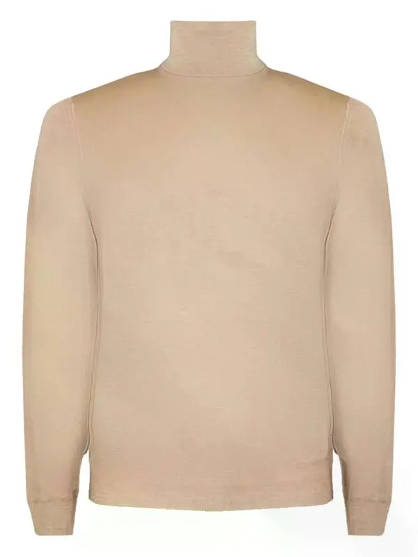 Fedeli High-neck Ribbed-trim Sweater