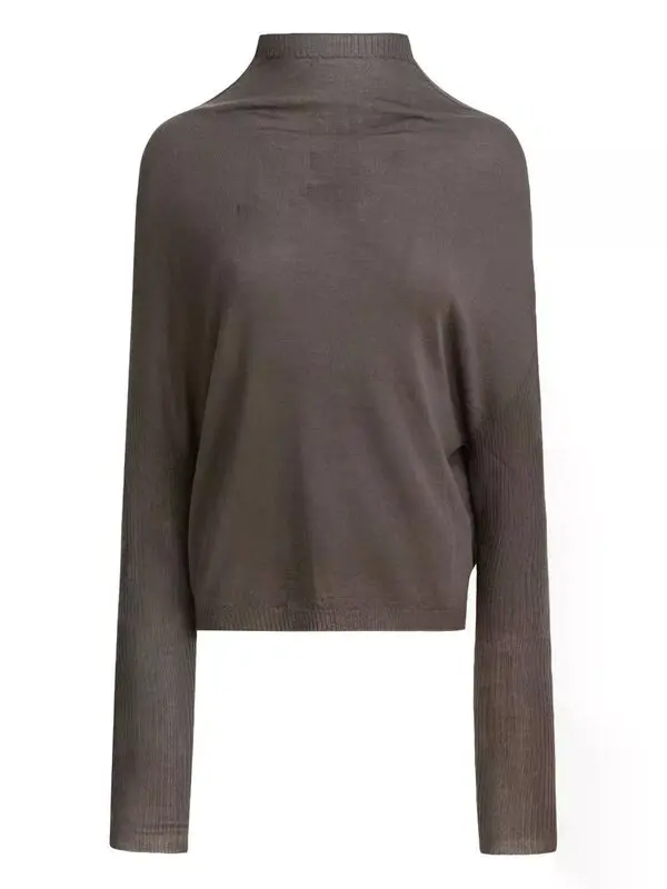 Rick Owens Ribbed High-neck Sweater