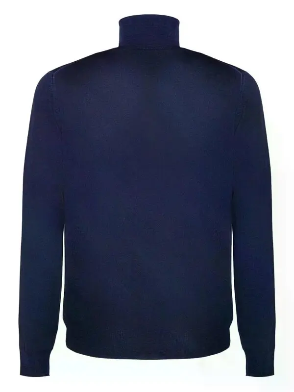 Fedeli High-neck Ribbed-trim Sweater