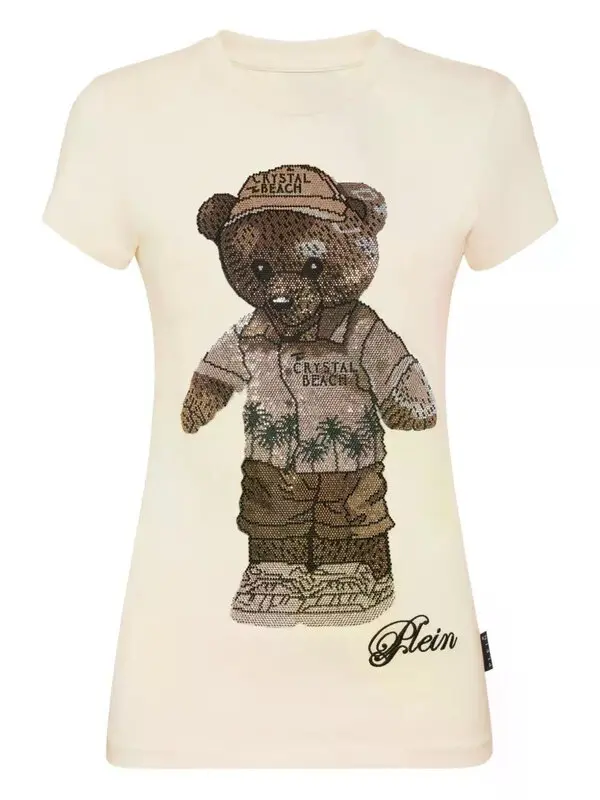 Philipp Plein Teddy-bear T-shirt - Neutrals