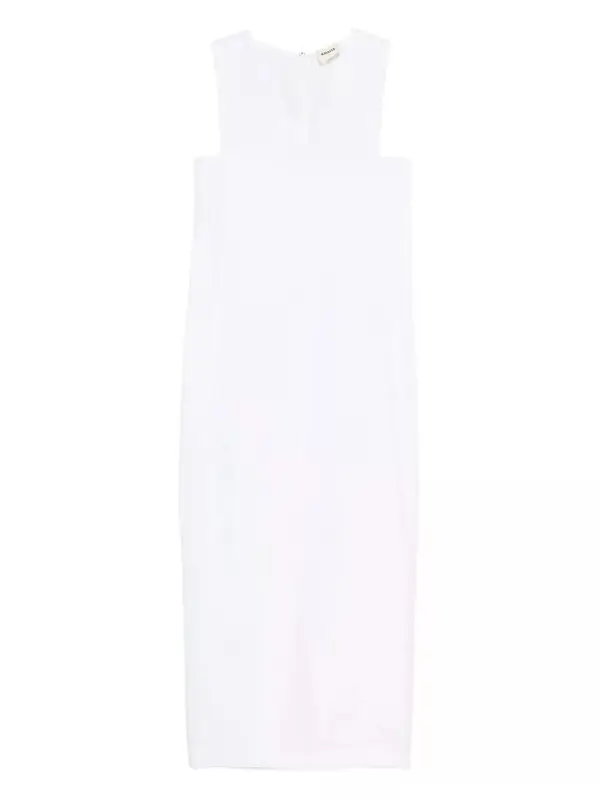 Khaite Avery Midi Dress - White