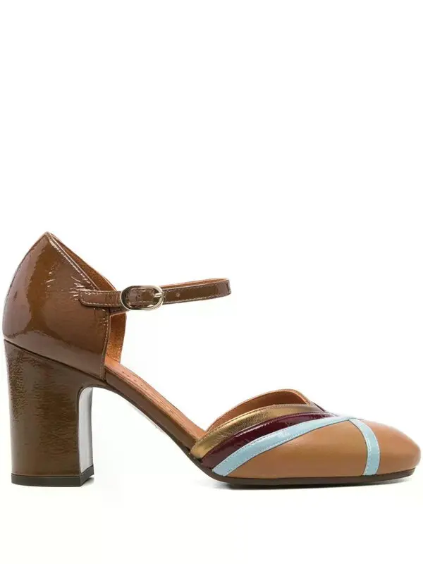 Chie Mihara 70mm Leather Ankle-strap Pumps