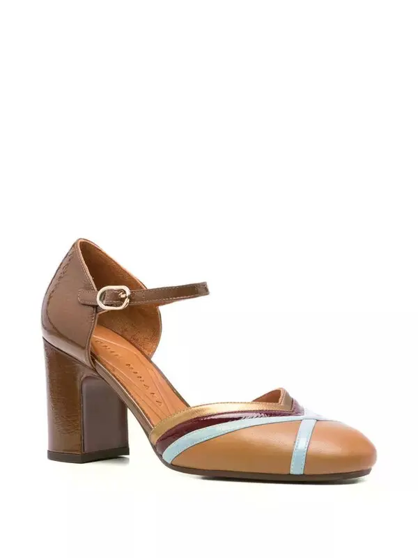Chie Mihara 70mm Leather Ankle-strap Pumps