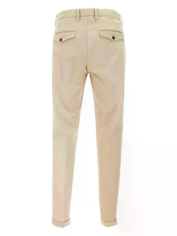 MYTHS Pleated Cotton-blend Chinos
